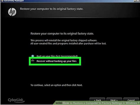 5 Ways To Restore A Computer To Factory Settings In Windows 7