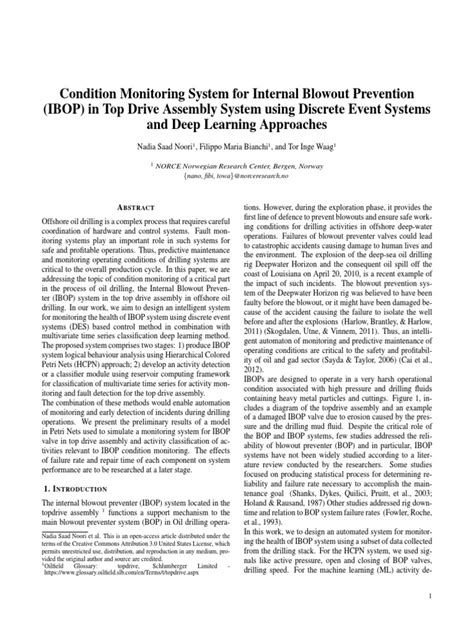 Condition Monitoring System For Internal Pdf Time Series