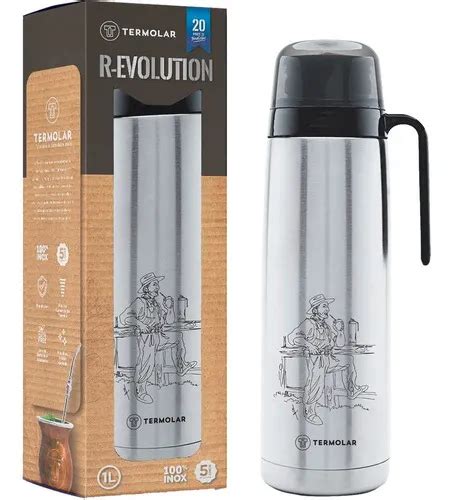 Botella térmica R evolution 100 acero inoxidable de 1 litro de acero