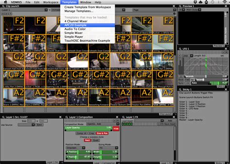 setting up media bin ui sync with the apc20 apc40 — vdmx mac vj