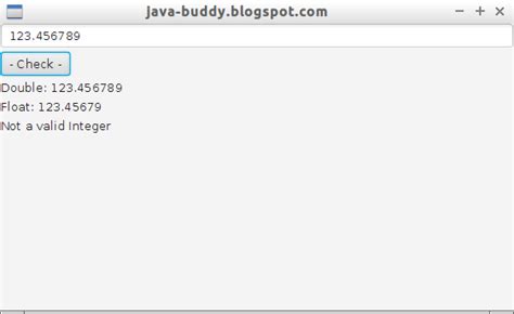 Java Buddy Check And Parse Number From String