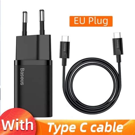 Carregador Rápido Baseus 25w Super Si Mini Usb C Shopee Brasil