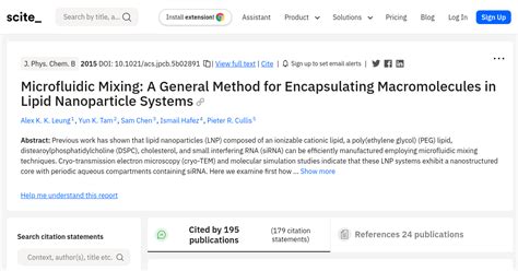 Microfluidic Mixing A General Method For Encapsulating Macromolecules