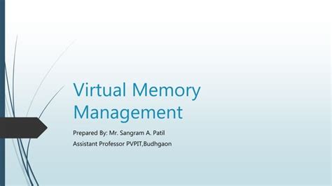 Virtual Memory Ppt