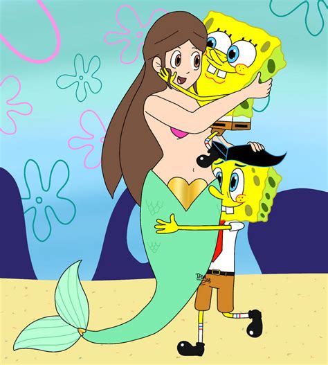 Spongebob And Sandy Drawing Video Redraw By Iedasb On Deviantart