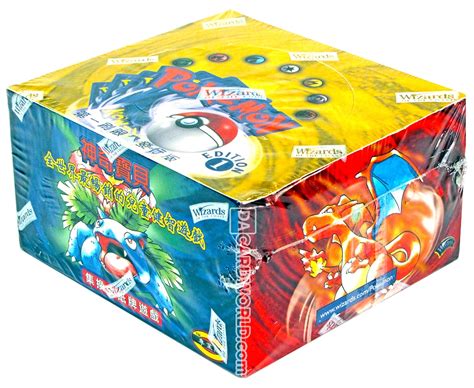 Pokemon Base Set 1 Chinese Booster Box 1st Edition Da Card World