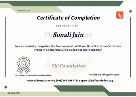 Sonali Jain On Linkedin Ybifoundation Artificialintelligence