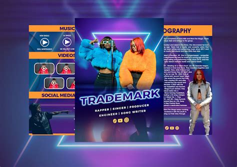 Rap Artist Press Kit Media Kit Epk Speaker One Sheet By Srafi