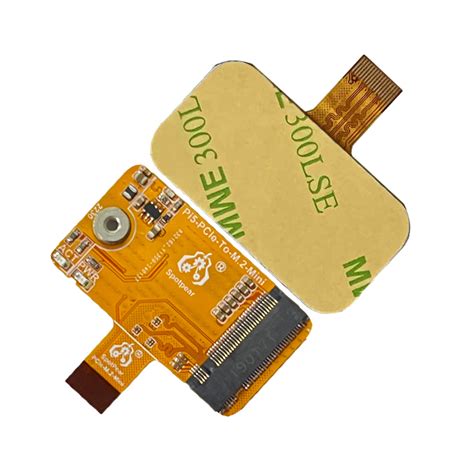 Raspberry Pi PCIe To M NVMe SSD Mini One Body Board HAT Integrated FPC R Differential