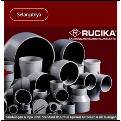Jual Sock Socket Sok Sambungan Pipa Rucika Tipe Aw Tebal Ukuran 2½ 3