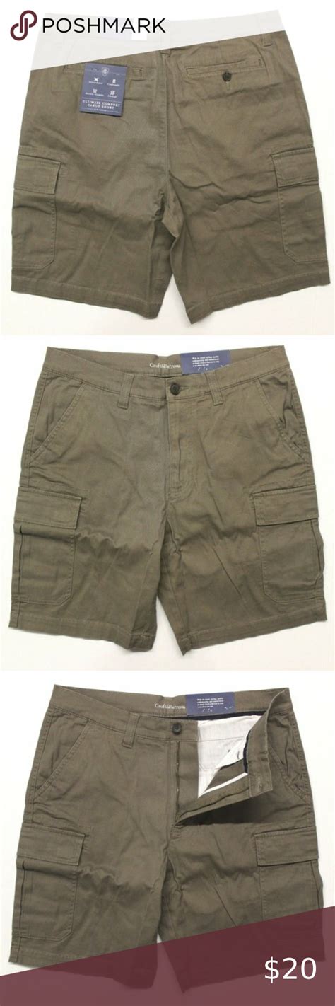 Croft And Barrow Cargo Shorts 310rs Shadow Brown