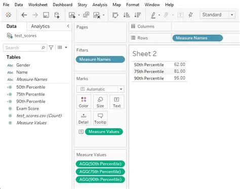 How To Calculate Percentile In Tableau