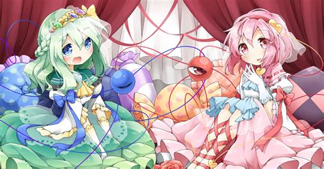 【東方】「古明地姉妹！」イラスト杏飴 Pixiv
