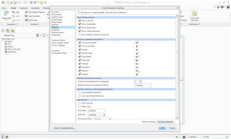 Tutorial How To Make Sketching Plane Parallel To Screen In Creo 2 0
