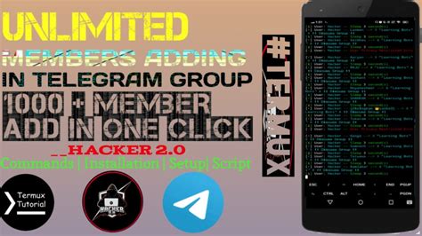 Unlimited Telegram Members Adding By Termux All Free Script And Termux Tutorial Hacker20