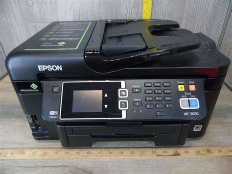 Epson Wf 3620 Color Inkjet All In One Printer Dunker Auction