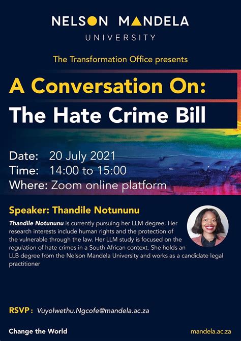 A Conversation On The Hate Crime Bill Transformation Office
