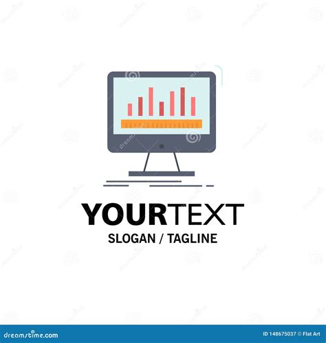 Analytics Processing Dashboard Data Stats Flat Color Icon Vector