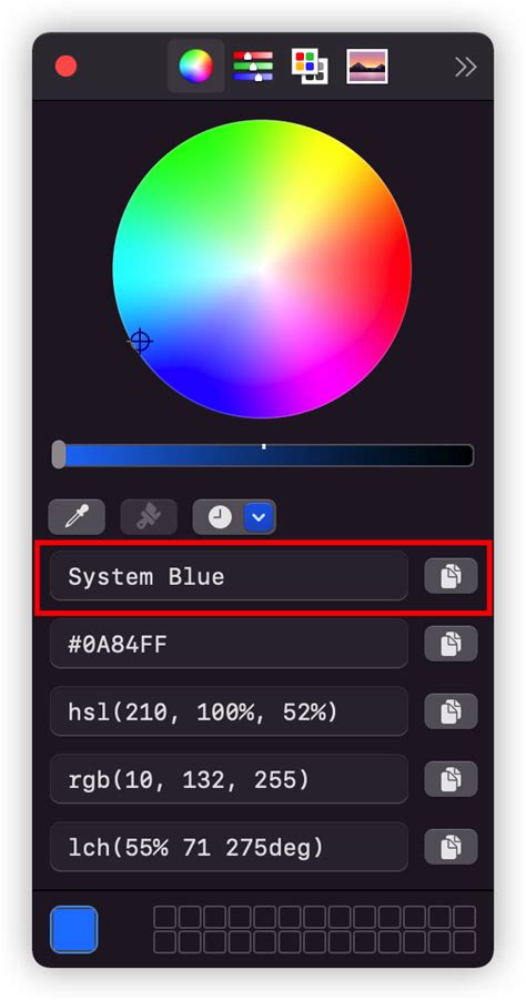 Description Of The Color Issue Sindresorhus System Color Picker