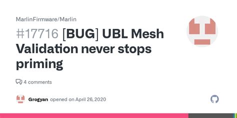 Bug Ubl Mesh Validation Never Stops Priming · Issue 17716