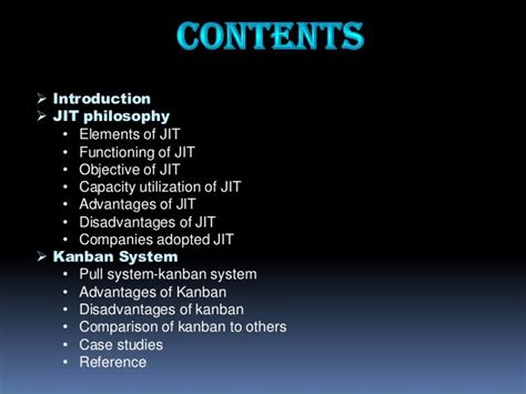Kanban An Integrated Jit System