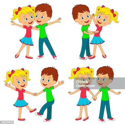 소년과 소녀 댄스 컬렉션 공연에 대한 스톡 벡터 아트 및 기타 이미지 공연 교육 귀여운 Istock