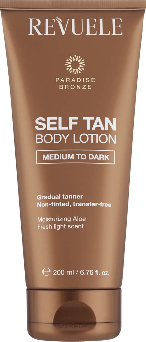 Revuele Salf Tan Body Lotion Medium To Dark - Лосьон для автозагара ...