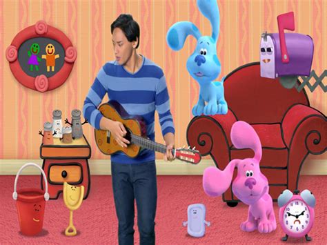 معرفی کارتون تعاملی رد پای آبی و شما Blues Clues And You آموزش