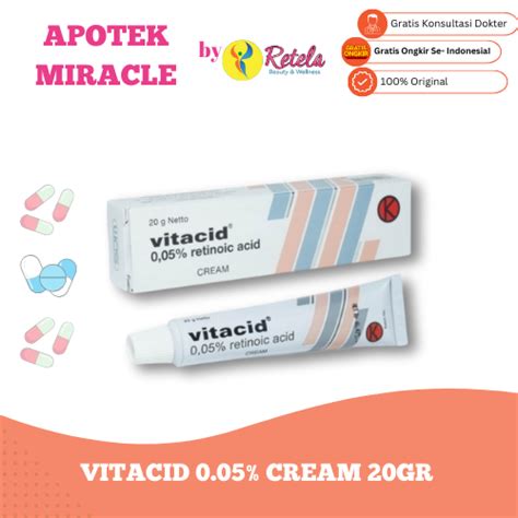 Jual Vitacid 005 Cream 20gr Shopee Indonesia