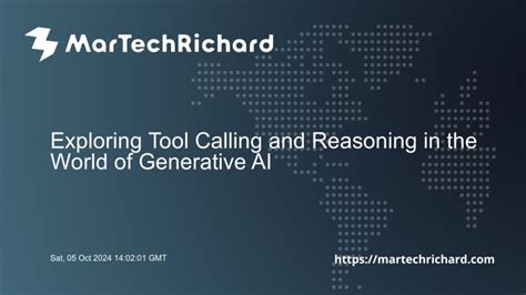 Martechrichard On Linkedin Ai Agents The Intersection Of Tool Calling