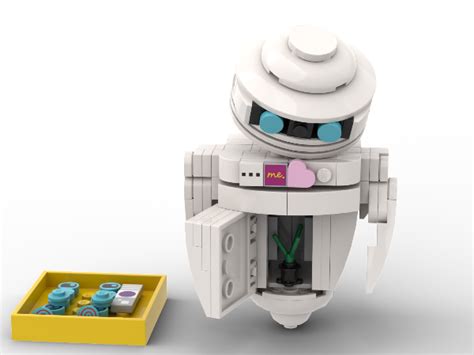 Lego Moc Eve Robot By Pedroj Rebrickable Build With Lego