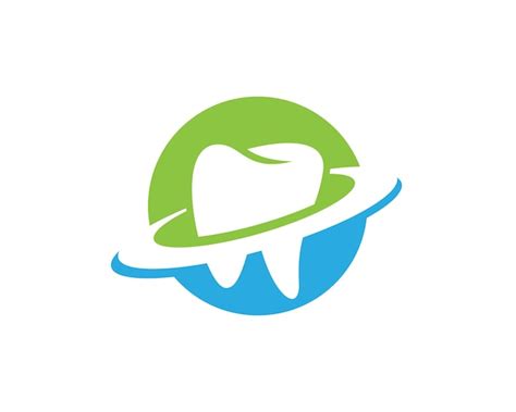 치과 로고 템플릿 프리미엄 벡터