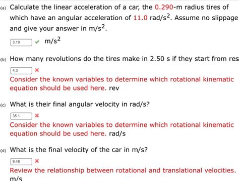 Linear Acceleration Formula