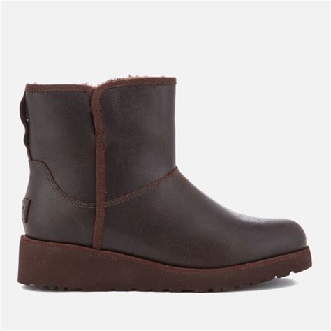 Ugg Womens Kristin Classic Slim Leather Sheepskin Boots Stout Womens