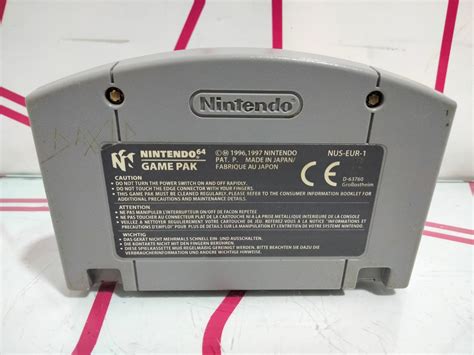 Cartucho N64 Zelda Ocarina Of Time Pal Eur Nolotire
