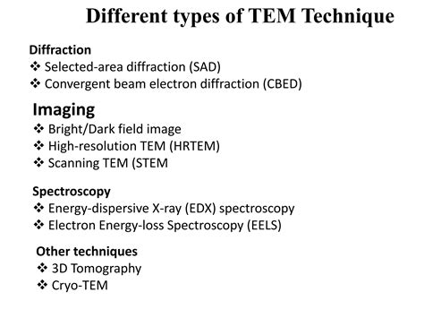 Transmission Electron Microscope High Resolution Tem And Selected Area