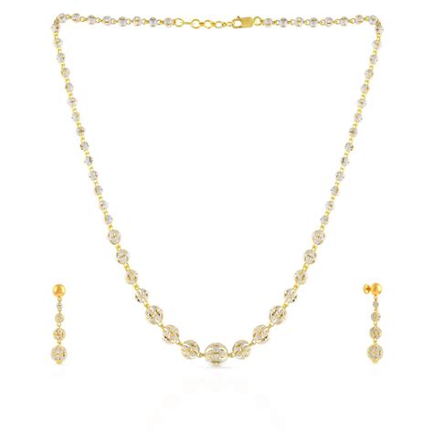 Buy Malabar Gold Necklace Set NSNVNKMD2CSP For Women Online Malabar