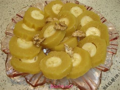 طرز تهیه دسر کدو حلوایی با موز • باعلم