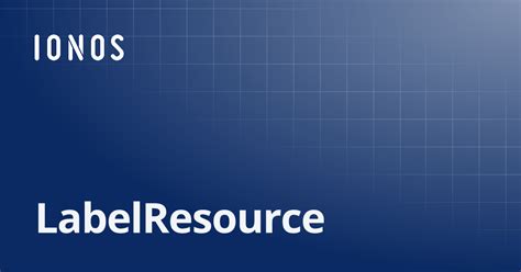 labelresource python sdk