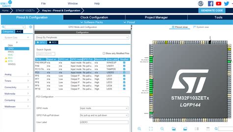 Stm32f103zet红牛开发板stmcubemx Hal库版：02旺宝 红牛 按键演示实验 Kyo413 博客园
