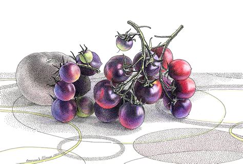 «Blue bunch» (Синяя гроздь) on Behance