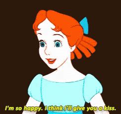 Peter Pan Wendy Gif Peter Pan Wendy Kiss Discover Share Gifs