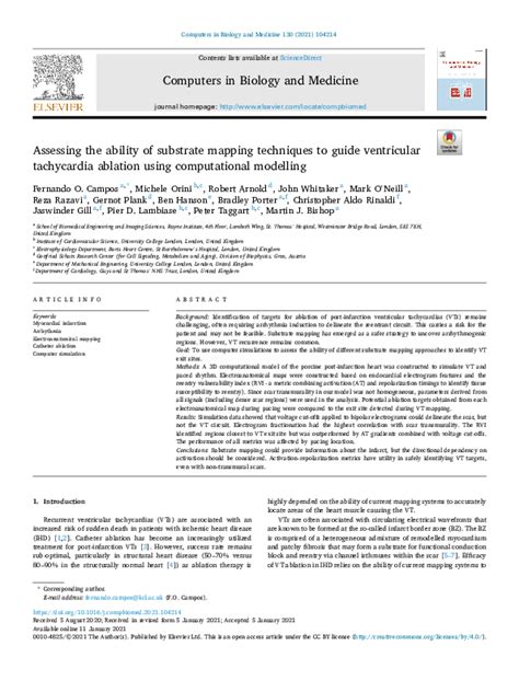 Pdf Assessing The Ability Of Substrate Mapping Techniques To Guide Ventricular Tachycardia