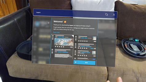 Legere Sideloaded Onto Microsoft HoloLens 2 R LegereApp