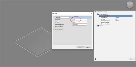 Solved Sheet Metal Thickness Autodesk Community