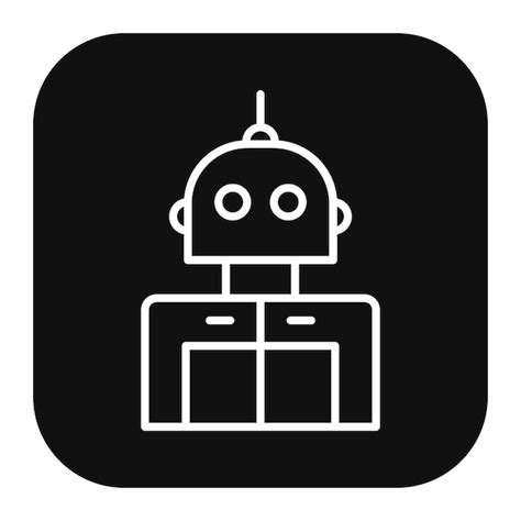 Premium Vector Robot Vector Illustration