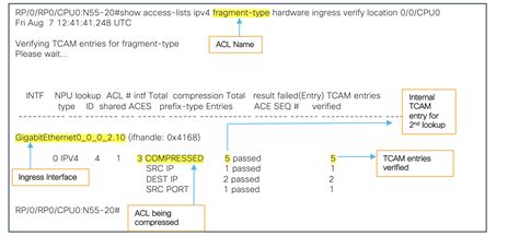 acl ip fragments matching ncs55xx and ncs5xx cisco ncs5500 xrdocs