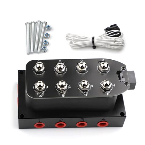 Amazon Com ZHSYMX Air Ride Controller Air Ride Manifold Bag Controller Solenoid Valve 1 4 NPT 0