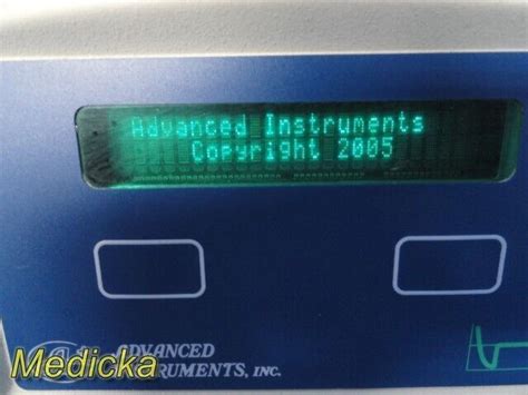 Used Advanced Instruments Inc Model 3320 Single Sample Micro Osmometer