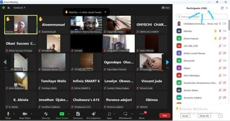 chidiebere emmanuel nwosu on linkedin we had over 100 participants in